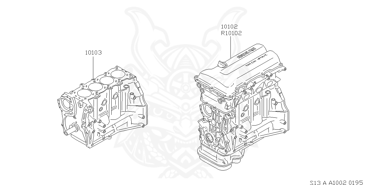 10102-50F50 - Nissan - Bare Engine Assembly - Nengun Performance