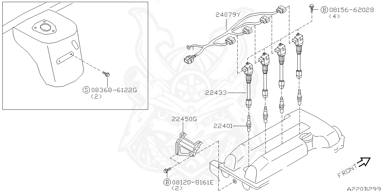 22448-91F00 - Nissan - Ignition Coil Assembly - Nengun Performance