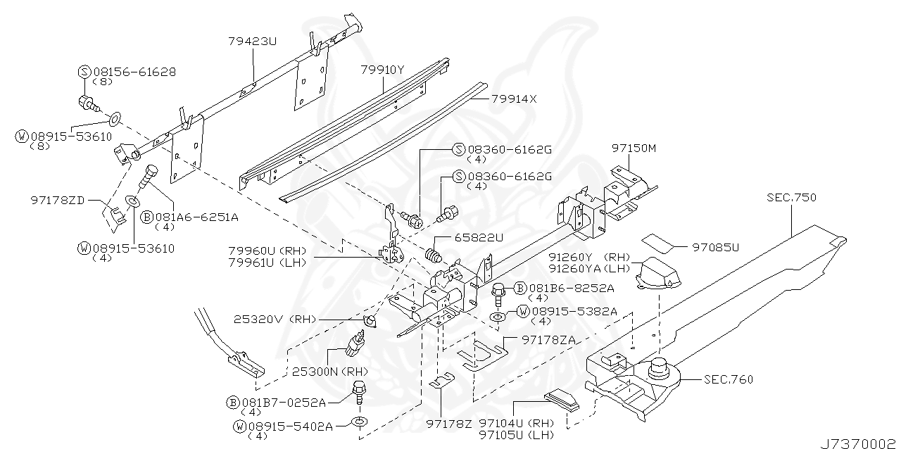 25320-4M405 - Nissan - Clip - Nengun Performance