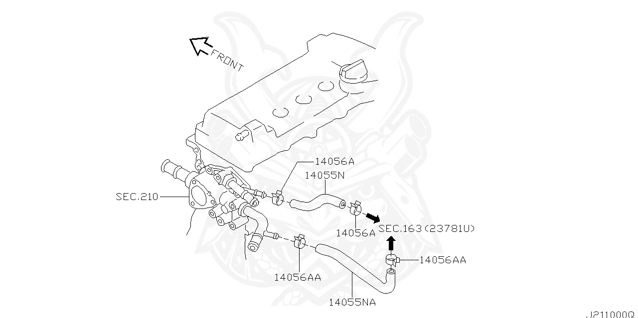 16439-56S00 - Nissan - Clamp, Hose - Nengun Performance