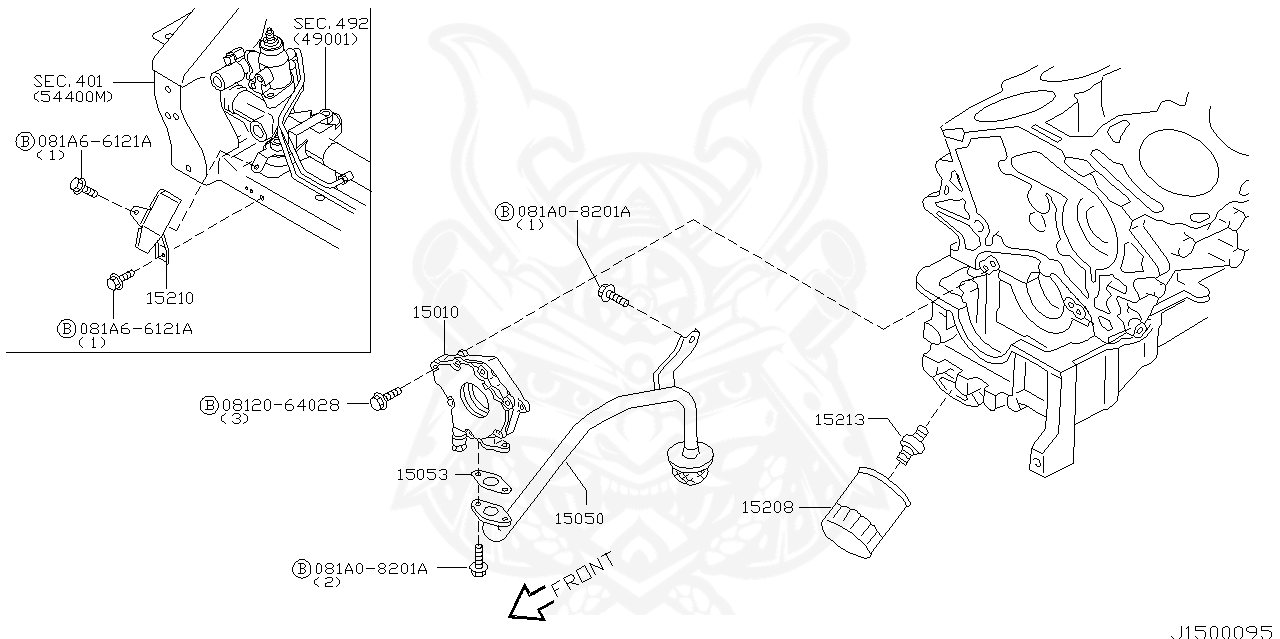 15010-9Y400 - Nissan - Oil Pump Assembly - Nengun Performance