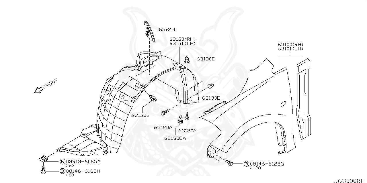 01553-09321 - Nissan - Clips - Nengun Performance