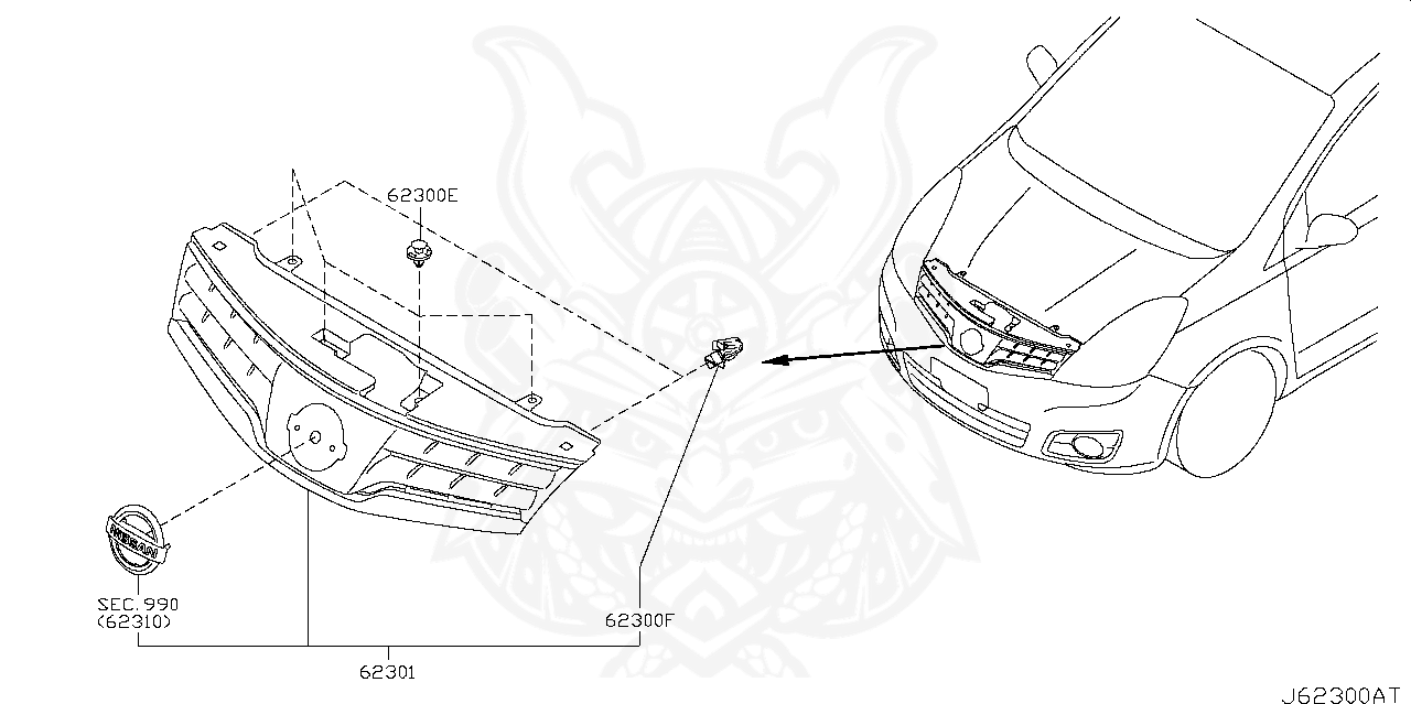 01553-10501 - Nissan - Clip - Nengun Performance