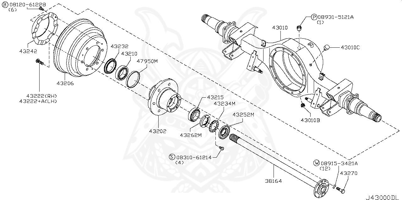 43254-0T000 - Nissan - Oil Seal - Nengun Performance