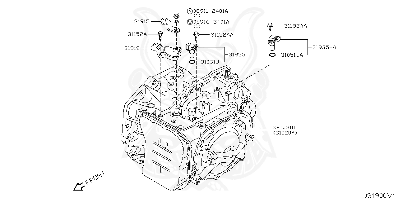 31935-1XK0C - Nissan - Sensor-assembly - Nengun Performance