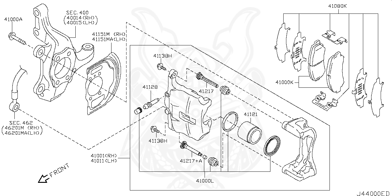 41005-AU00A - Nissan - Bolt - Nengun Performance