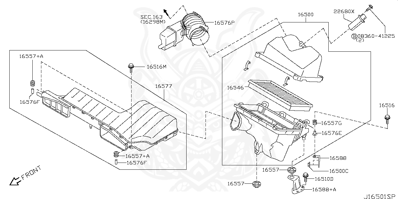 01225-N6011 - Nissan - Nut - Nengun Performance