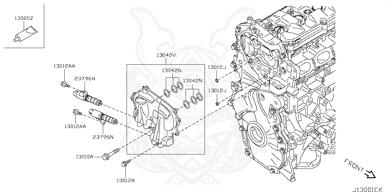 23796-JA00A - Nissan - Solenoid Valve Assembly, VTC - Nengun Performance