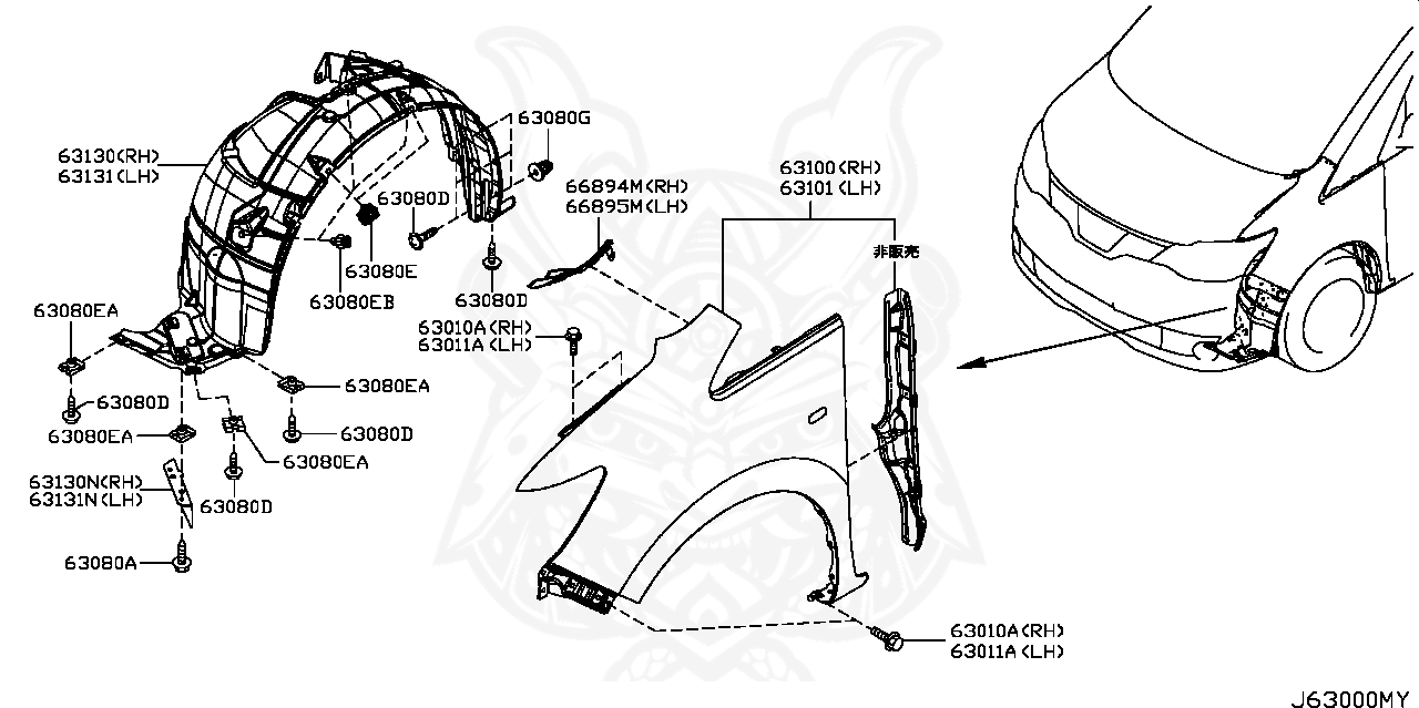 01454-N5061 - Nissan - Screw, Taping - Nengun Performance