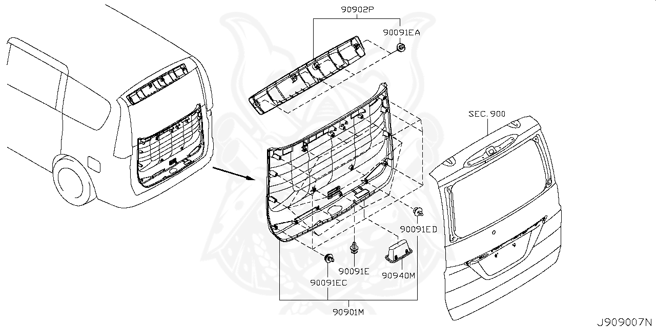 01553-10501 - Nissan - Clip - Nengun Performance