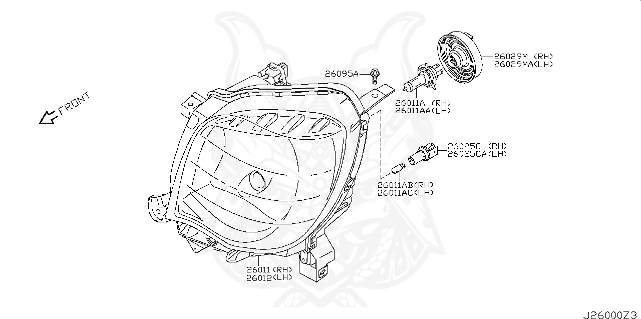 AY080-10003 - Nissan - Bulb - Nengun Performance