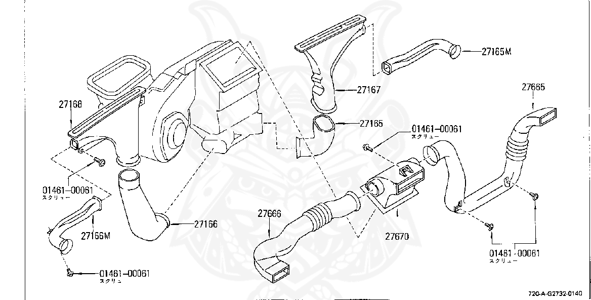 27870-01W00 - Nissan - Duct, Ventilator LH - Nengun Performance