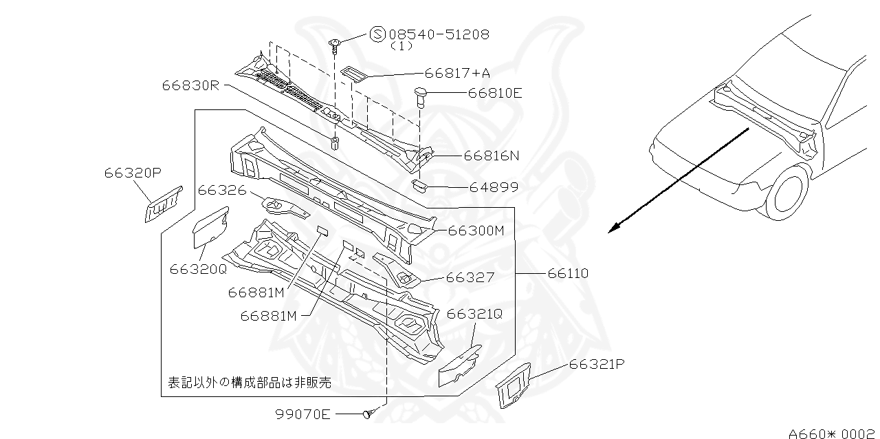80874-85E00 - Nissan - Plug, Hole - Nengun Performance