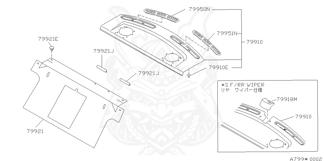 01553-08371 - Nissan - Clip, Trim - Nengun Performance