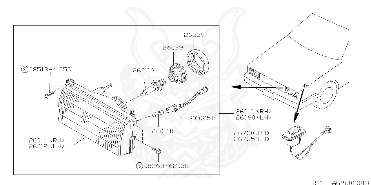 AY080-10003 - Nissan - Bulb - Nengun Performance