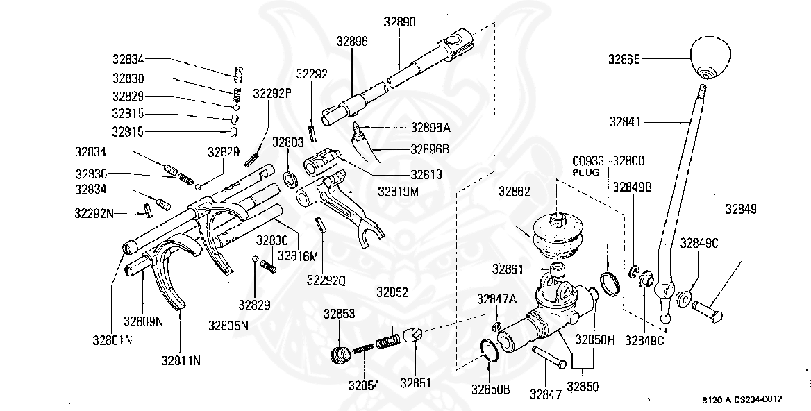 32861-H7301 - Nissan - Bush, Control Lever - Nengun Performance