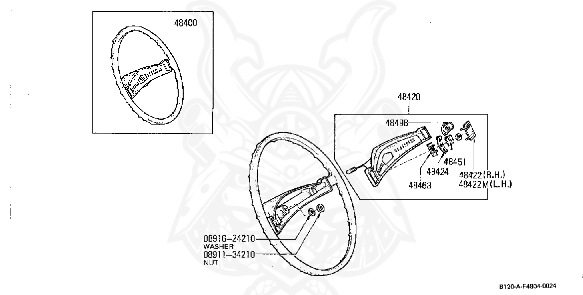 48400-G1000 - Nissan - Steering Wheel Assembly - Nengun Performance