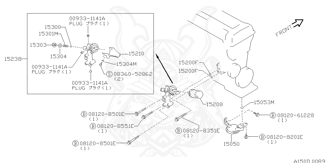 15059-V5001 - Nissan - Gasket, Oil Strainer - Nengun Performance