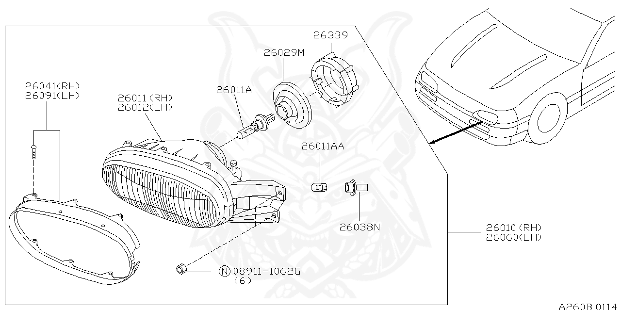 AY080-10003 - Nissan - Bulb - Nengun Performance
