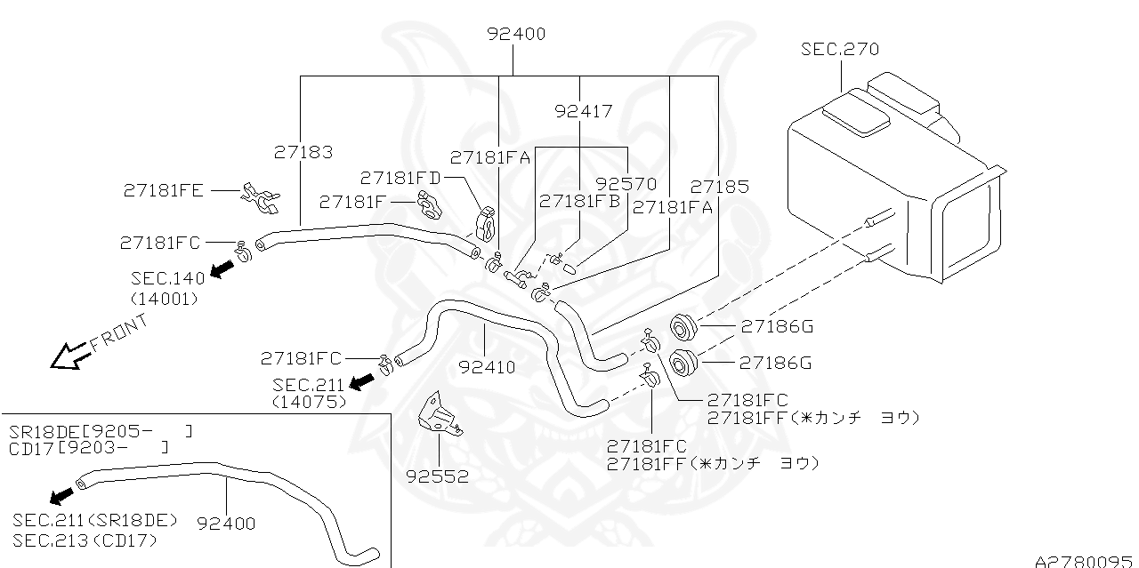 92555-71L00 - Nissan - Clip - Nengun Performance