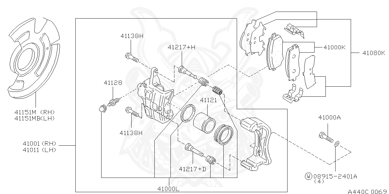 41121-40F00 - Nissan - Piston, Cylinder - Nengun Performance