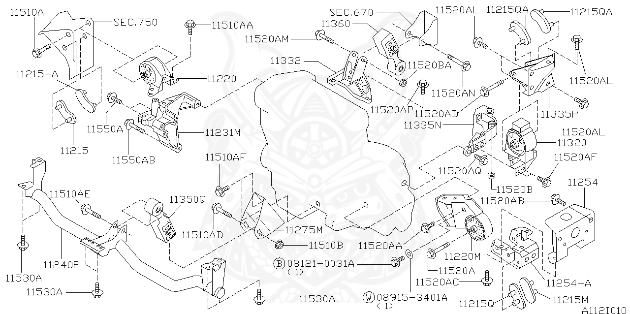 01225-00082 - Nissan - Nut - Nengun Performance