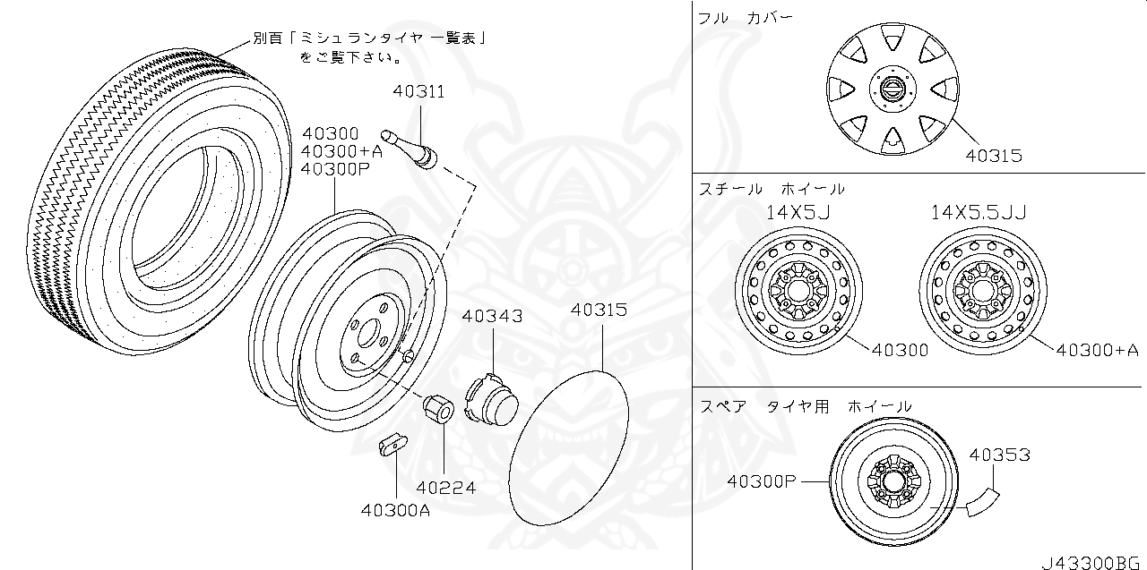 40224-21001 - Nissan - Nut, Road Wheel - Nengun Performance