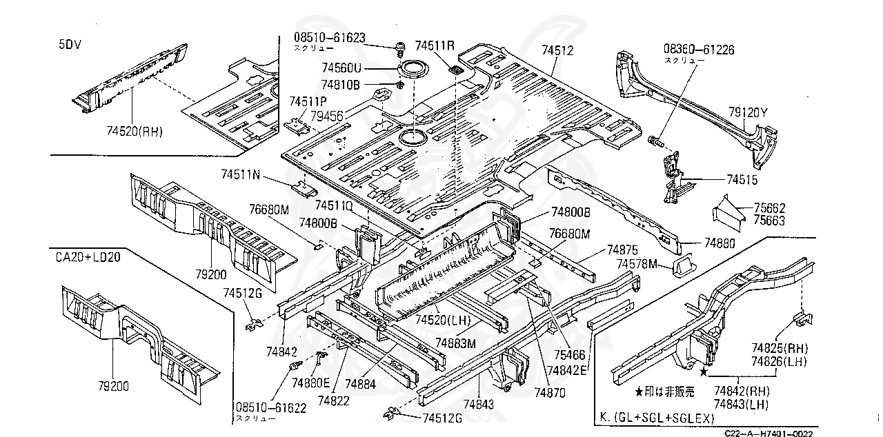 01281-00112 - Nissan - Grommet, Screw - Nengun Performance