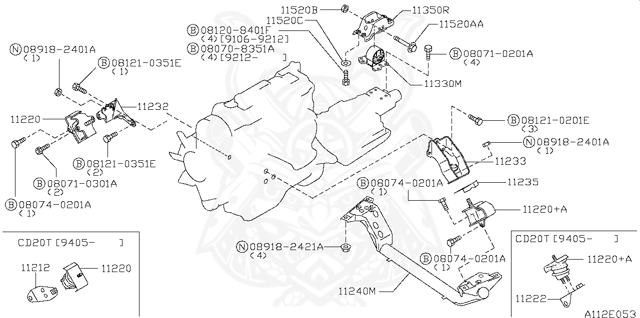 01225-00072 - Nissan - Nut - Nengun Performance