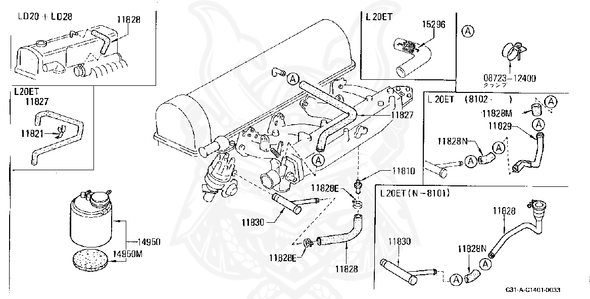 11810-E3001 - Nissan - Positive Crankcase Ventilation Valve - Nengun ...