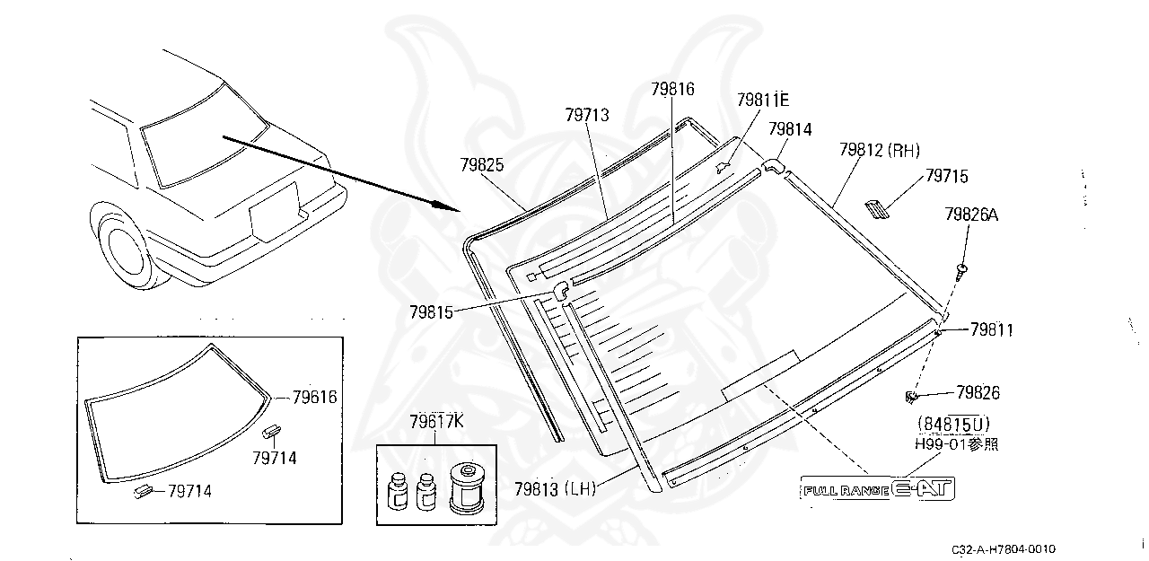 G2891-89925 - Nissan - Sealant Kit, Glass - Nengun Performance
