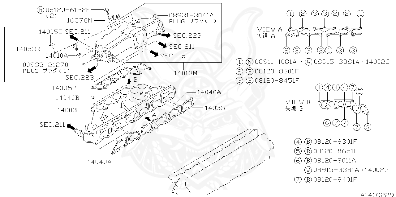11022-58S00 - Nissan - Pin, Dowel - Nengun Performance