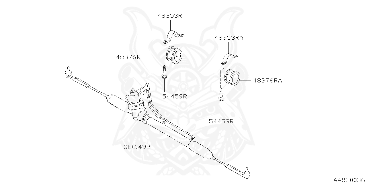 54459-35F00 - Nissan - Bolt, Steering - Nengun Performance