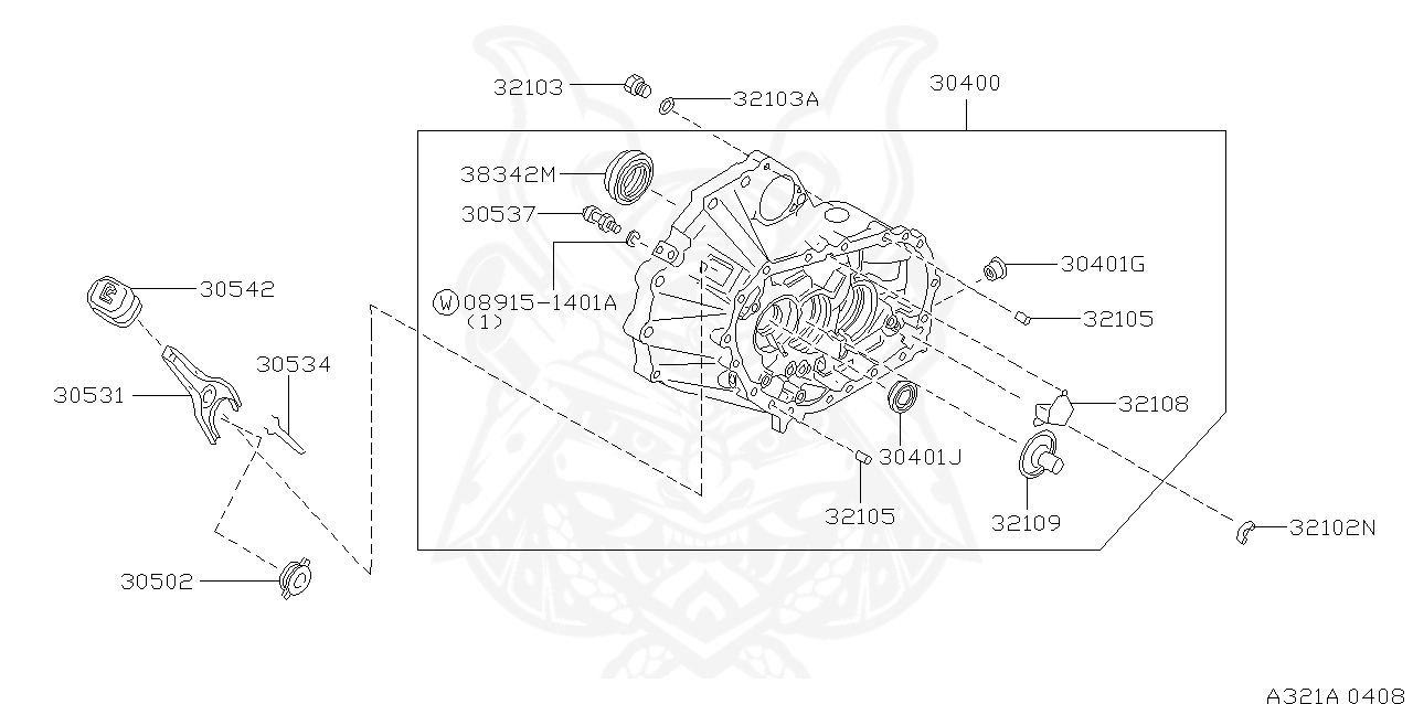 30537-0H601 - Nissan - Pin, Lever - Nengun Performance