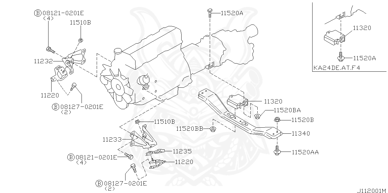 01225-00072 - Nissan - Nut - Nengun Performance
