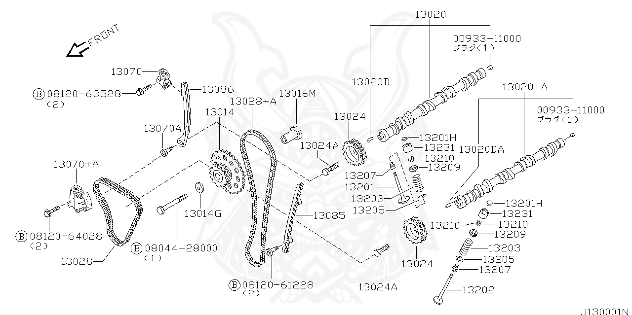 13205 58s00 Nissan Seat Valve Spring Outer Nengun Performance