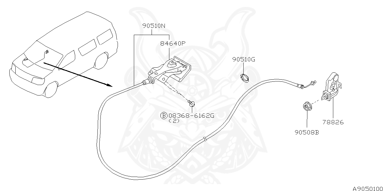 84656-50A10 - Nissan - Nut - Nengun Performance