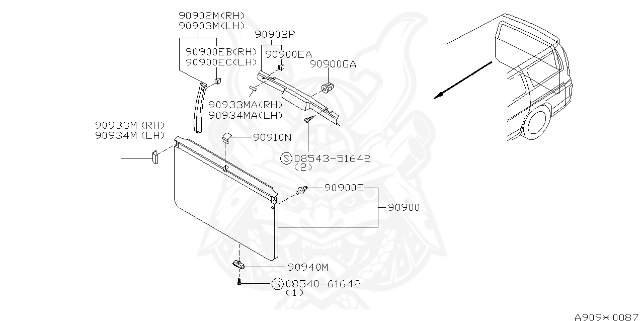 01554-00061 - Nissan - Clip - Nengun Performance