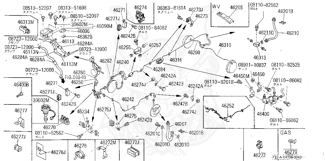 46206-M0200 - Nissan - Spring, Lock Brake Hose - Nengun Performance
