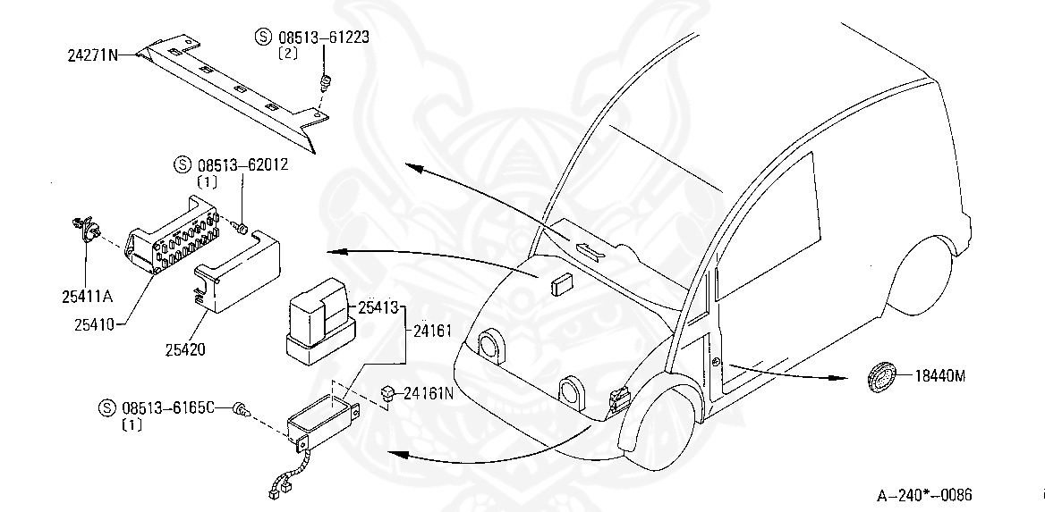 24370-89900 - Nissan - Fuse Connector Assembly - Nengun Performance