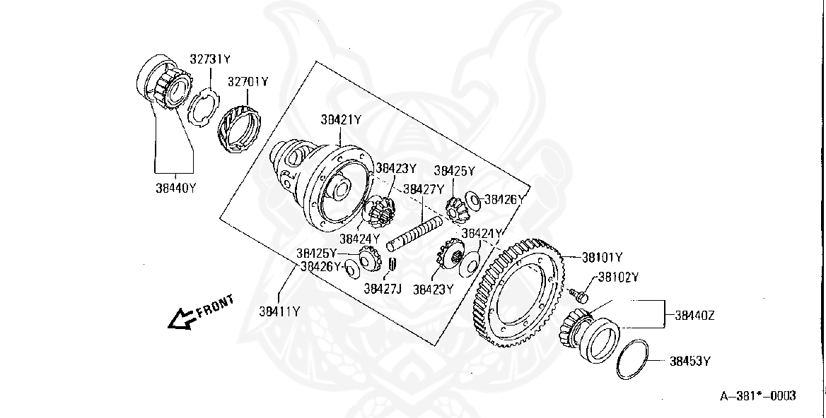 40210-85000 - Nissan - Rear Axle Outer Bearing - Nengun Performance