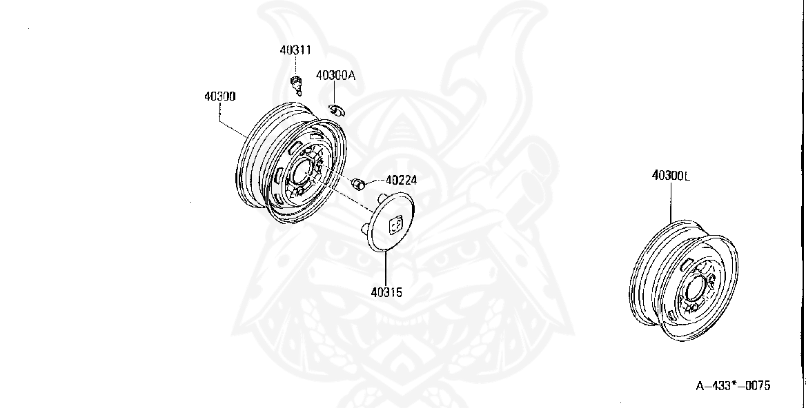 40224-21001 - Nissan - Nut, Road Wheel - Nengun Performance