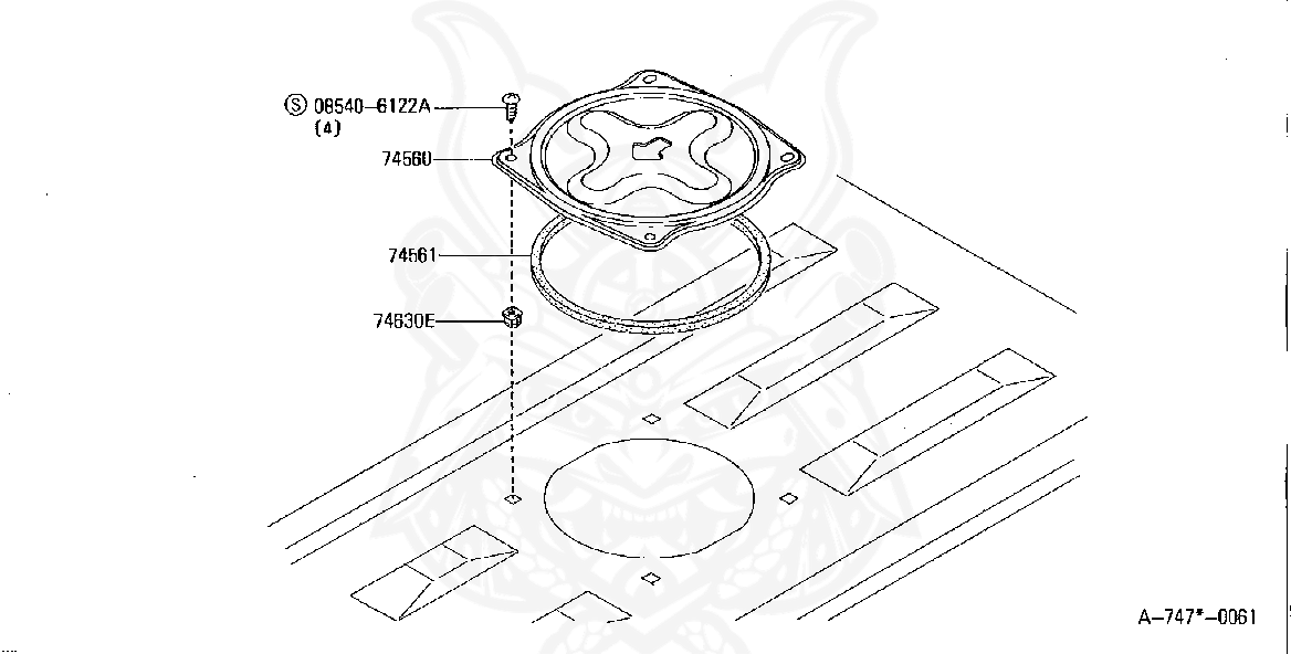 01281-00112 - Nissan - Grommet, Screw - Nengun Performance