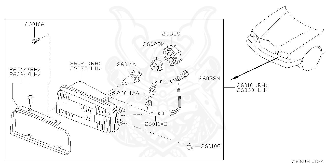 AY080-10003 - Nissan - Bulb - Nengun Performance