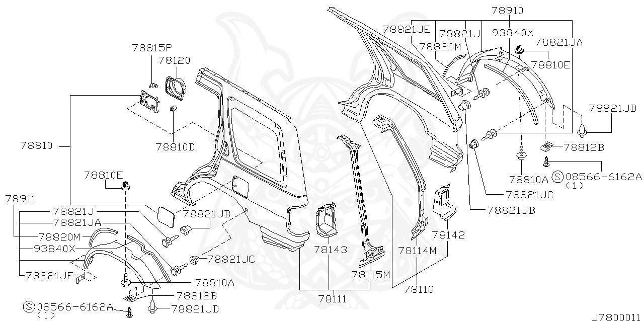 01553-02903 - Nissan - Clip - Nengun Performance