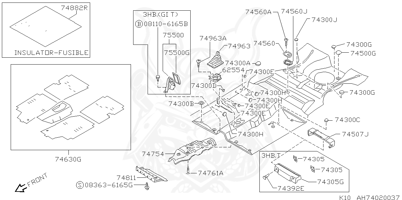 64892-W5000 - Nissan - Cover, Hall - Nengun Performance