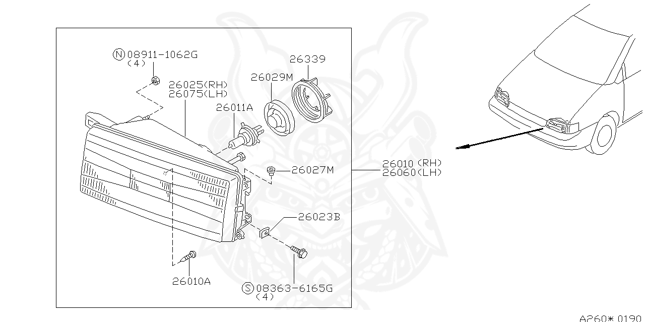 AY080-10003 - Nissan - Bulb - Nengun Performance