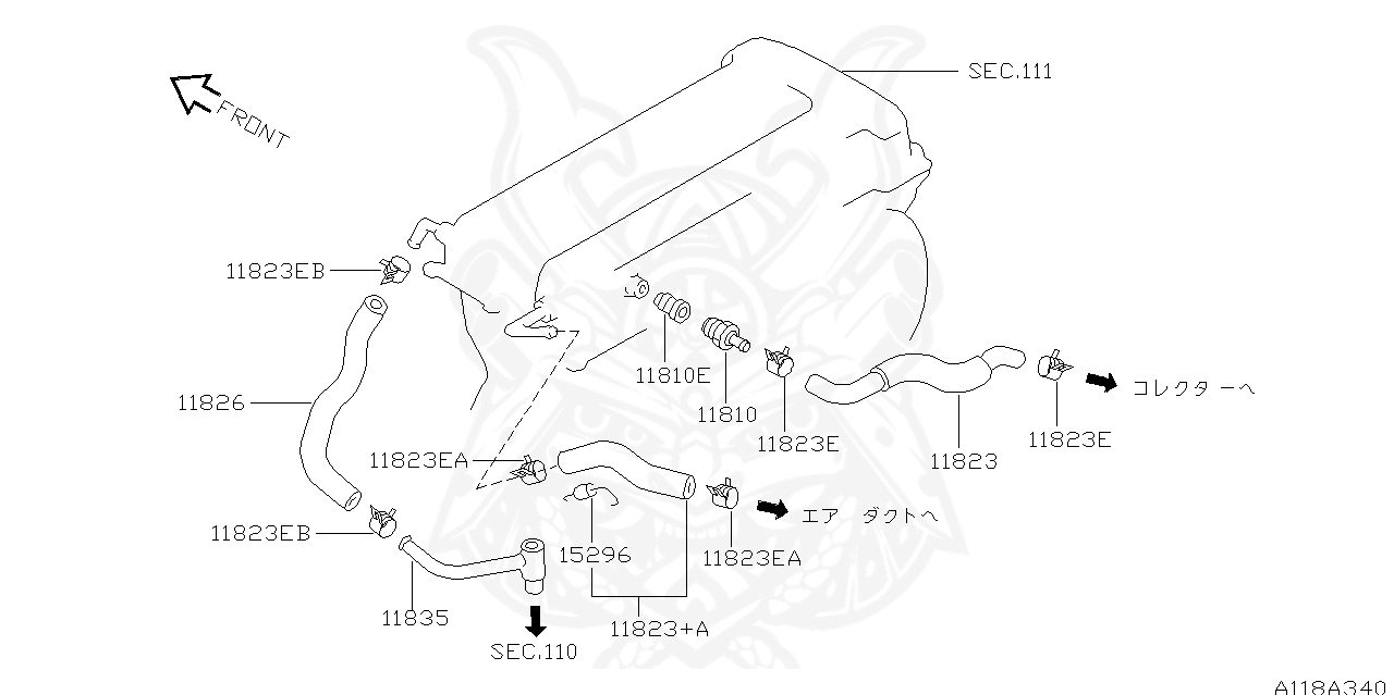 11810-75T00 - Nissan - Positive Crankcase Ventilation Valve - Nengun ...
