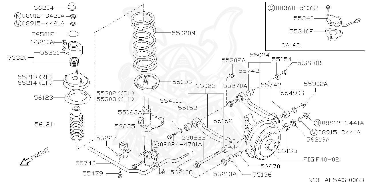 01225-00072 - Nissan - Nut - Nengun Performance
