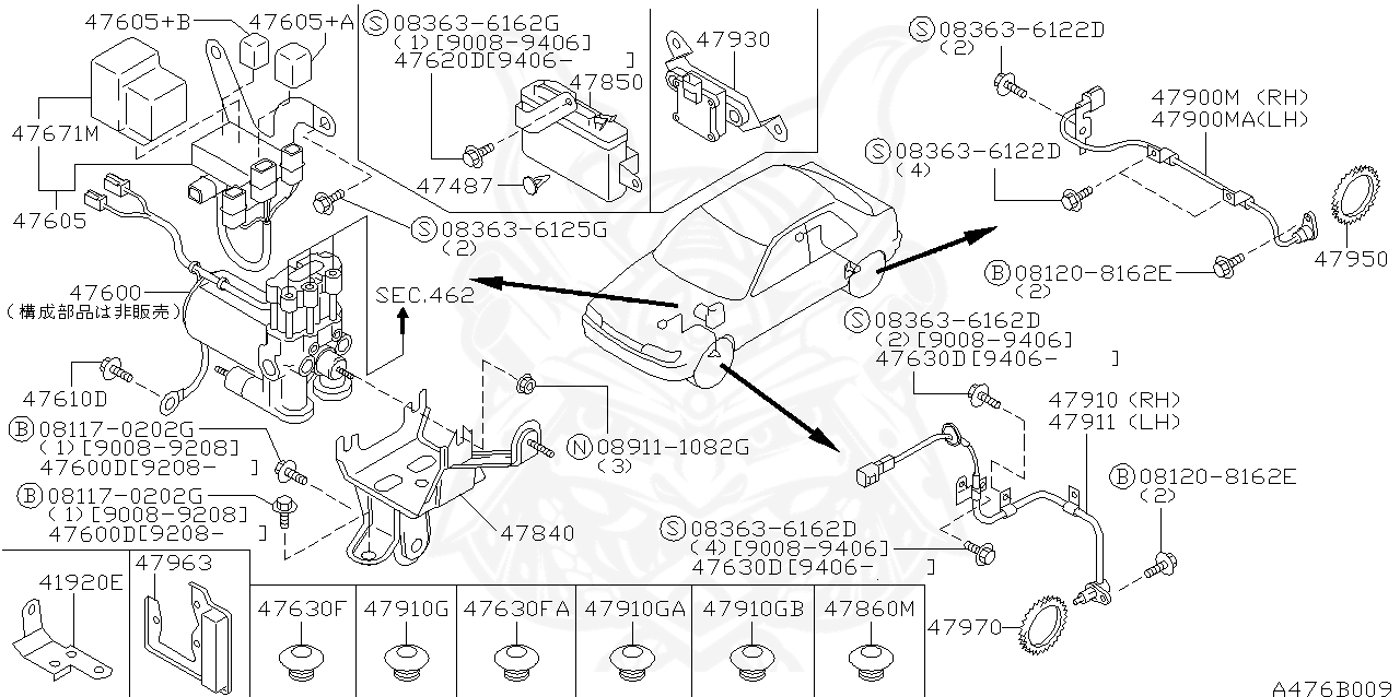 01658-00551 - Nissan - Plug, Front Floor - Nengun Performance